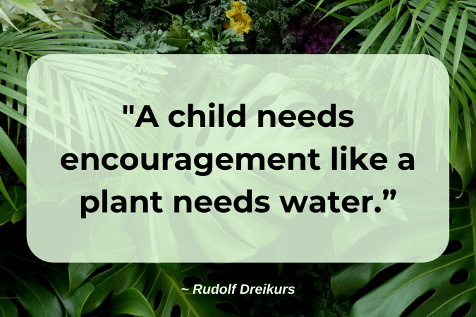 Moving from praise to encouragement - Sproutable